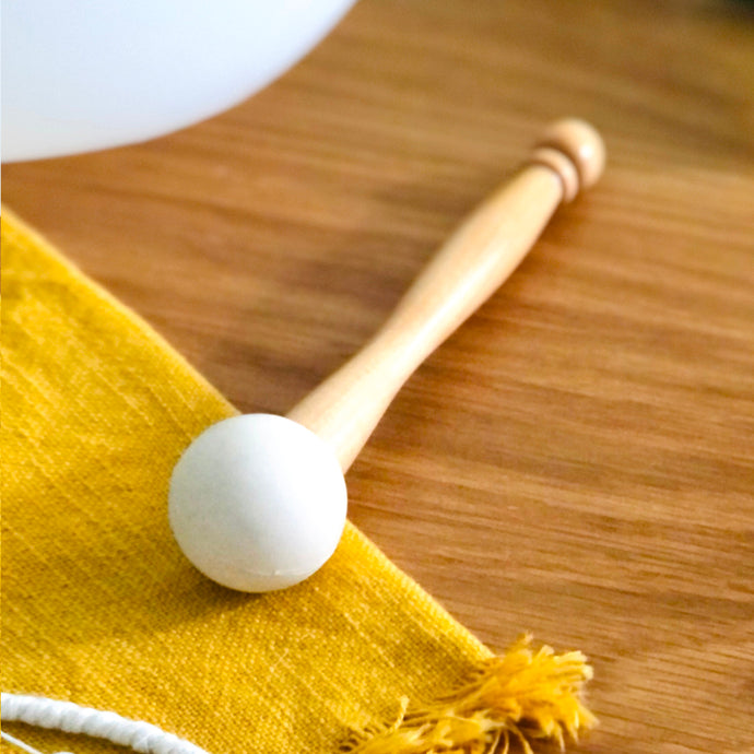 Crystal Singing Bowls Mallets and O-rings – Rainbow Sounds